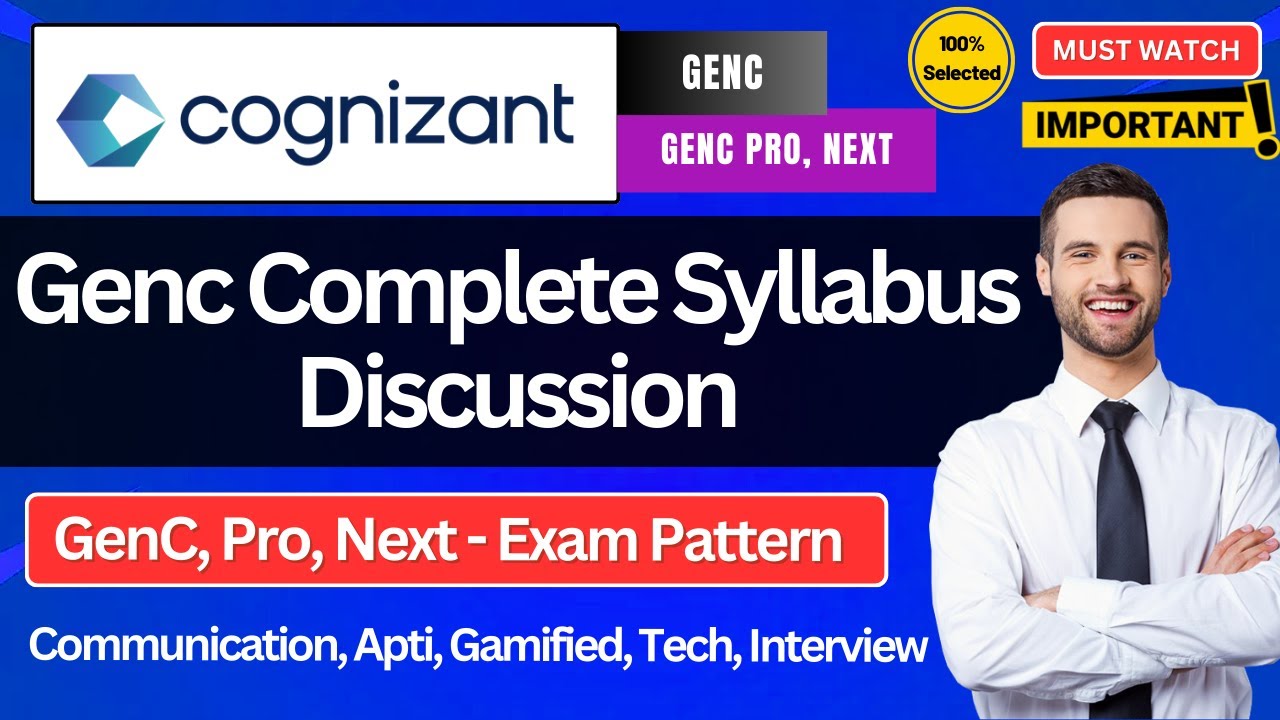 🔥Cognizant GenC Hiring 2025 | Syllabus & Exam Pattern | Complete ...