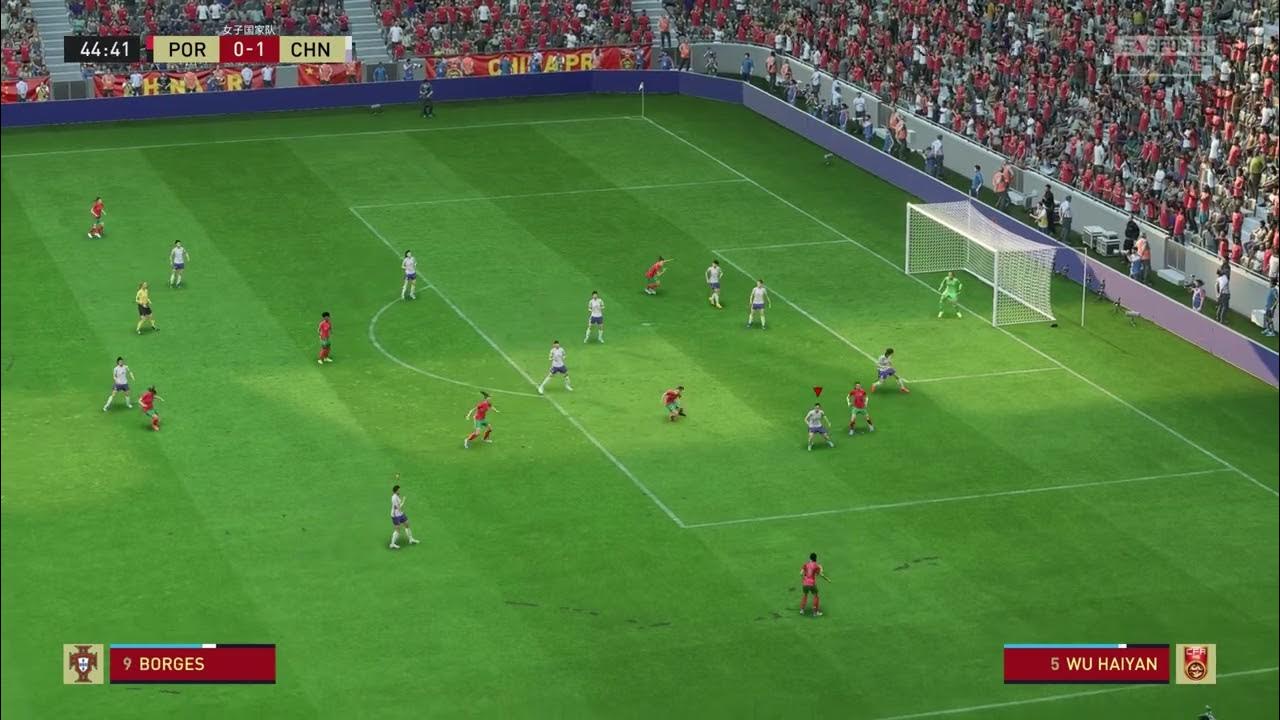 遭遇战！中国女足迎战欧洲劲旅葡萄牙女足，太精彩了【FIFA】 - YouTube