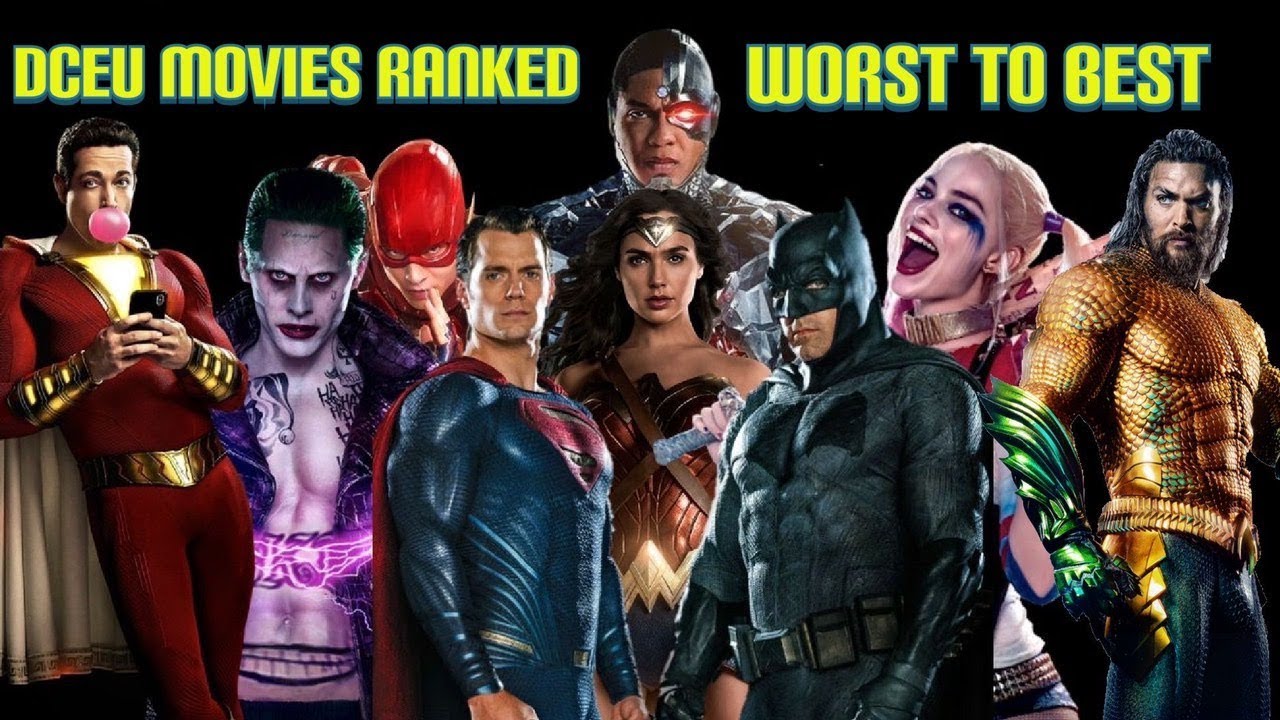 8 DCEU MOVIES RANKED WORST TO BEST - YouTube