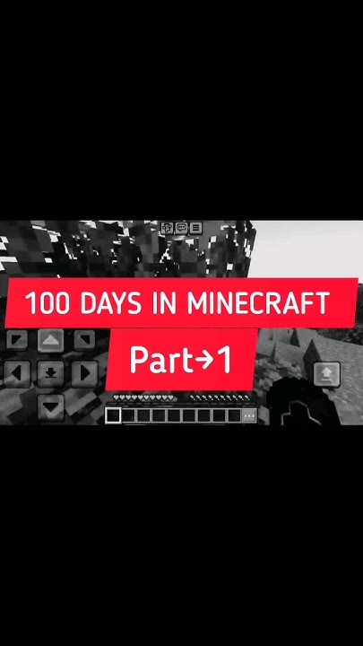 Beginning Of A Great Journey! || 100 Days In Minecraft || Day - 1/Part ...