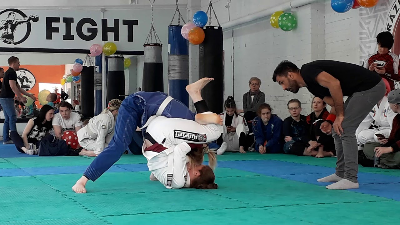 Турнир Fight and Roll Girs_4_05_2019_Gi_Новички 53_5_финал_Даубарайте ...