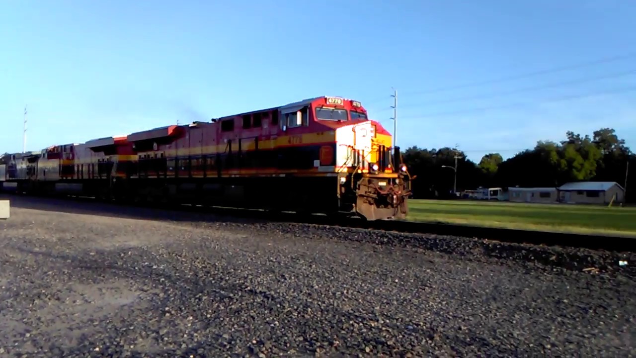 KCS 4778 EB Key Train Rosenberg, TX 7/29/17. - YouTube