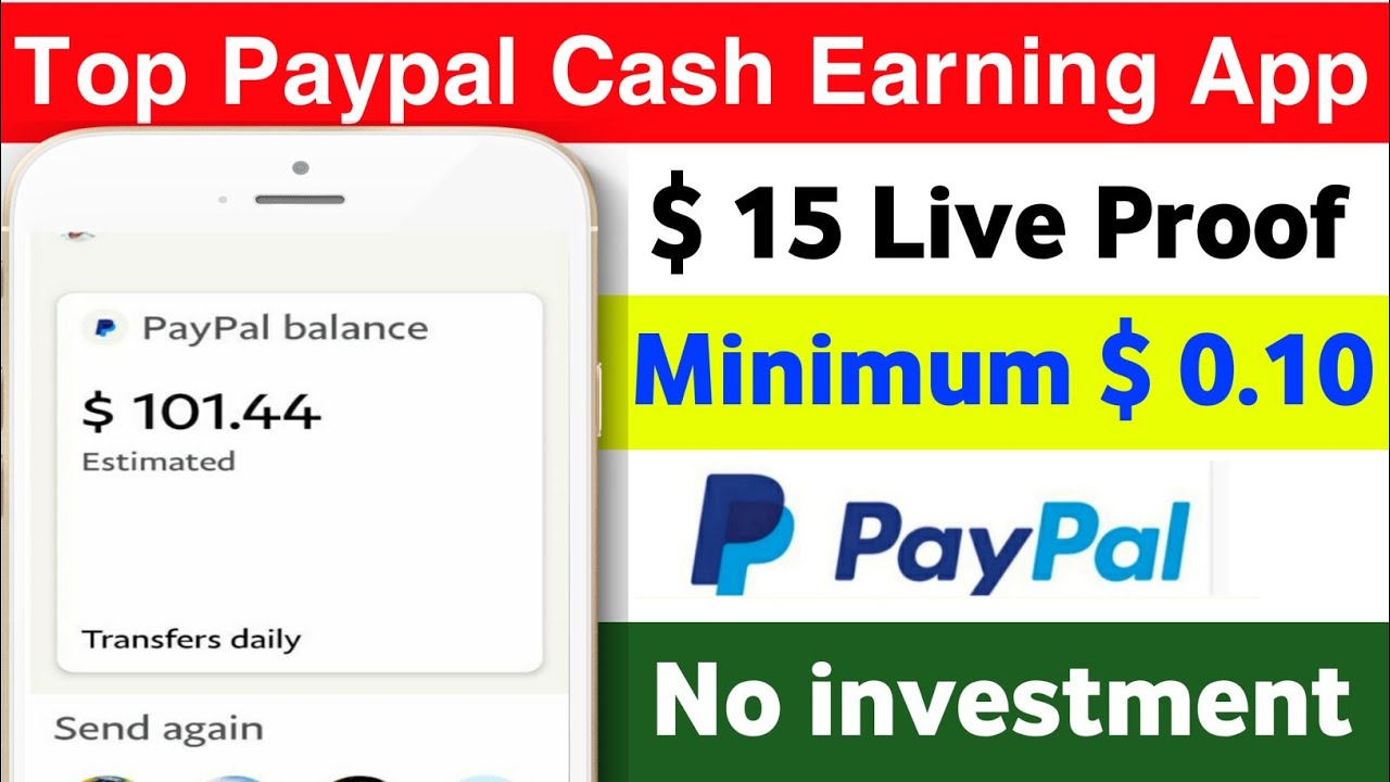 Earn Free PayPal Money | Best PayPal Earning Apps Live Proof 2023 ...