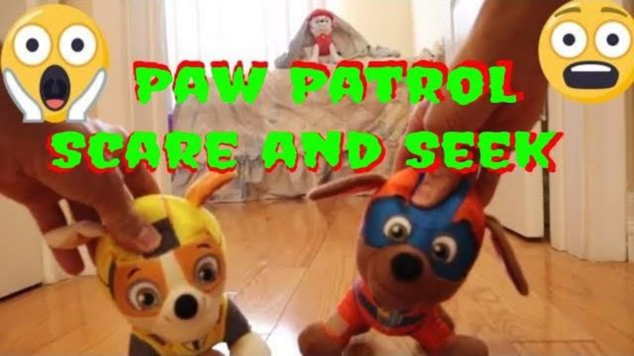 Paw Patrol scare and seek with Marshall scary pranks // Vinny Teehee ...