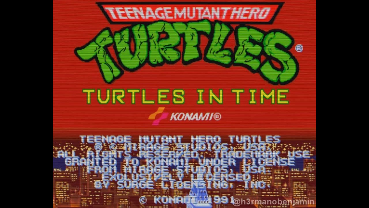 Teenage Mutant Ninja Turtles: Turtles in Time 1991 Konami - M.A.M.E ...