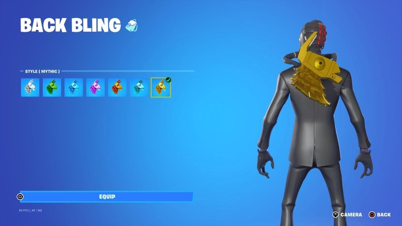 Unlocking The Fortnite Mythic Llama Back Bling Youtube
