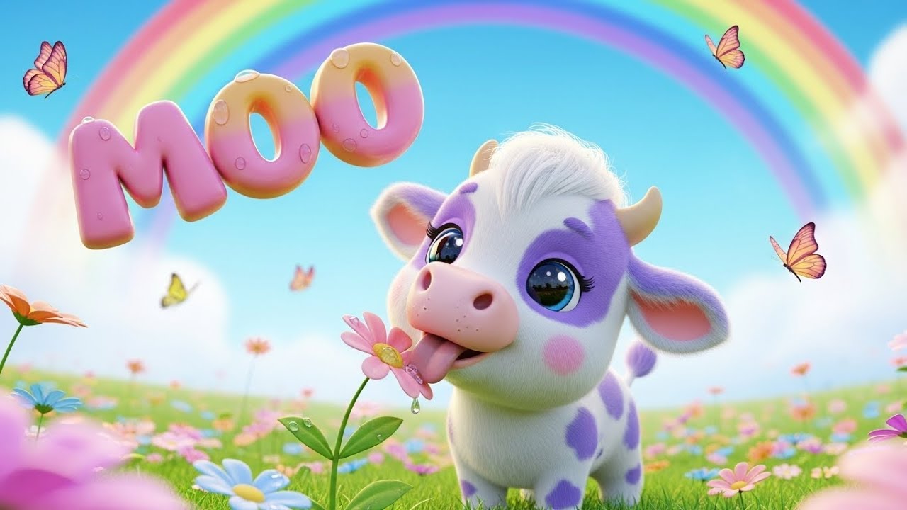 Baby Cow Say Moo Moo Moo | Fun Animal Song | Toddler Sing Along - YouTube