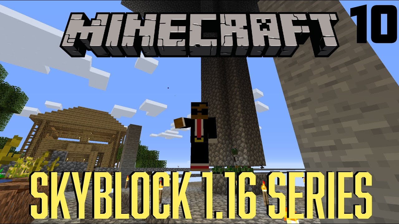 Minecraft Skyblock Mob Spawner Tutorial - Minecraft Skyblock 1.16 Let's ...