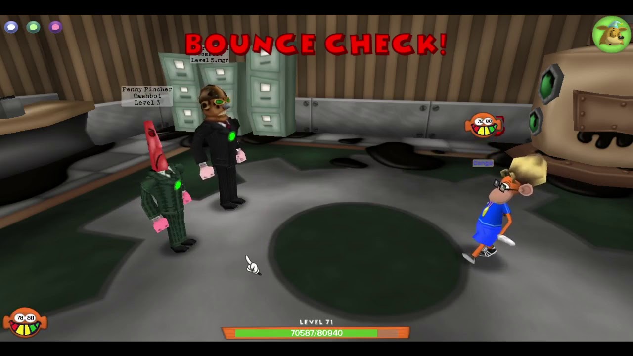 Toontown Corporate Clash: Updated Derrick Man Fight - YouTube