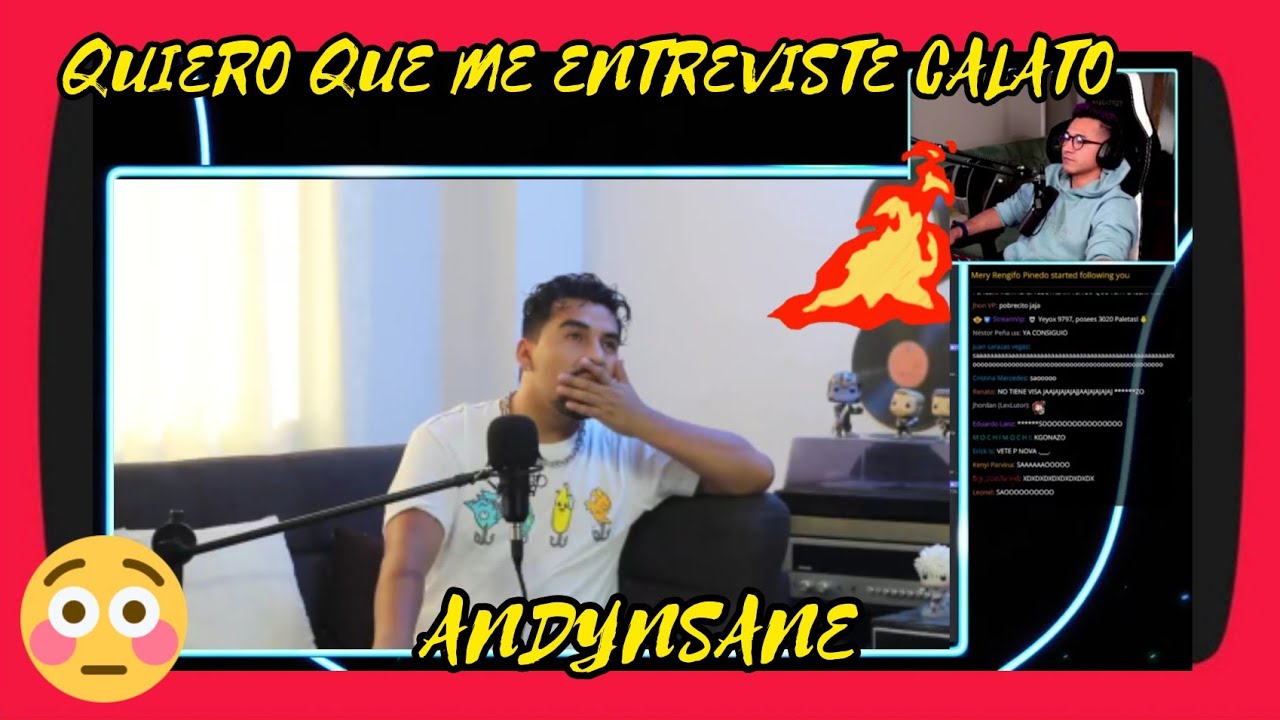 🎖️ Andysane pide a ChiquiWilo que lo entreviste calato 🤯 - YouTube