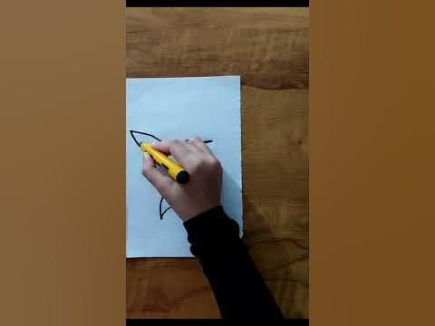 one line drawing tutorial #art - YouTube