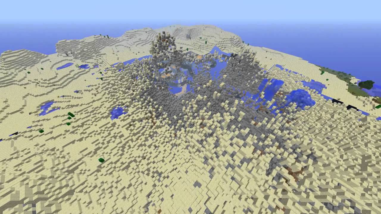 MINECRAFT HUGE NUKE EXPLOSION - YouTube