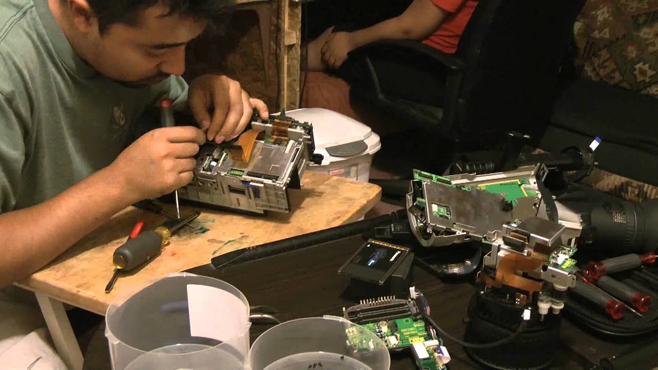 AG-HVX200 Repair Change Lens Assembly Timelapse - YouTube