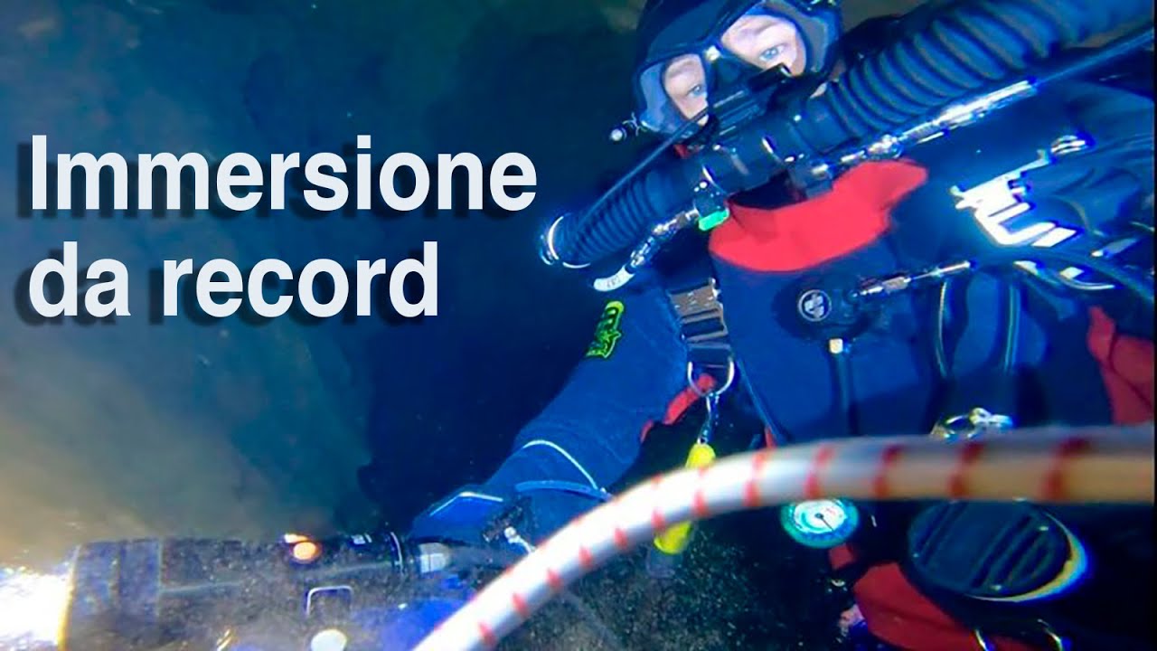 Immersione da record - la storia del 1° Maresciallo Mario Marconi - YouTube