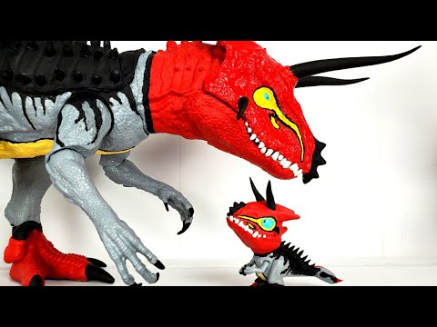 CUSTOM MATTEL ULTIMASAURUS SNAP SQUAD | OB TOYS JURASSIC WORLD TOY DINOSAUR REPAINT HYBRID DINO