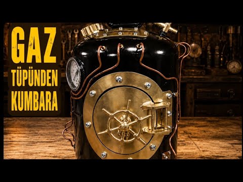 Gaz Tüpünden Dev Boy Kumbara Yapımı. Steampunk moneybox #tüpkumbara #kumbara #moneybox #diy