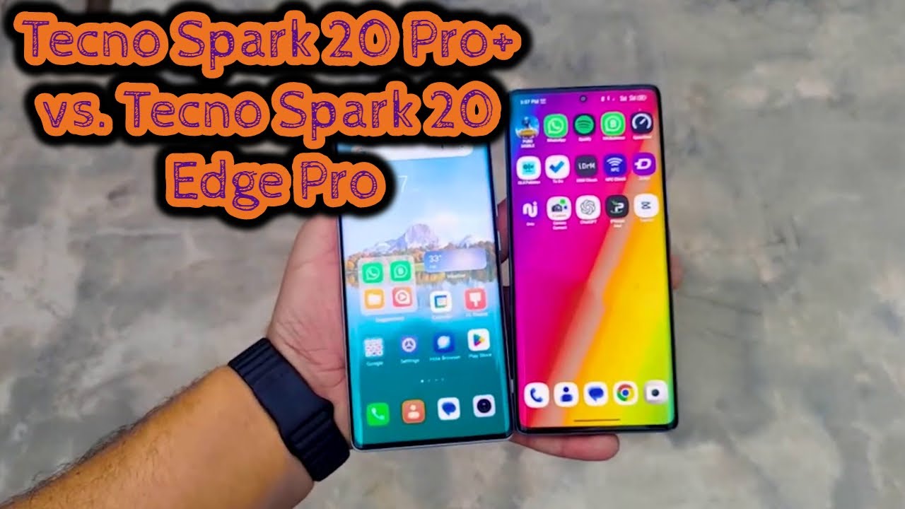 Tecno Spark 20 Pro+ vs. Tecno Spark 20 Edge Pro: Battle of the Curve ...