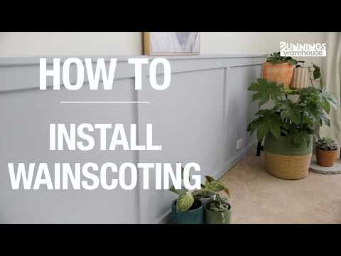 How to Install Wainscoting Yourself - DIY Wainscoting - Bunnings Warehouse