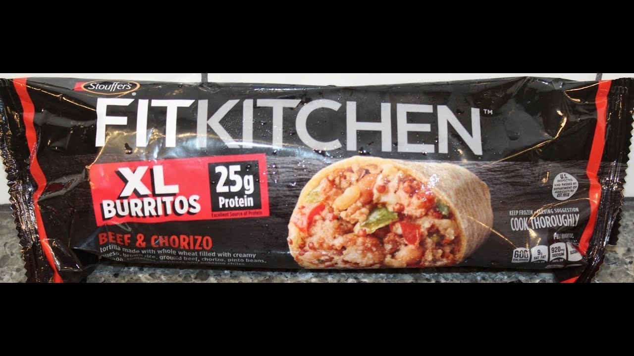Stouffer’s Fit Kitchen XL Burritos: Beef & Chorizo Review - YouTube