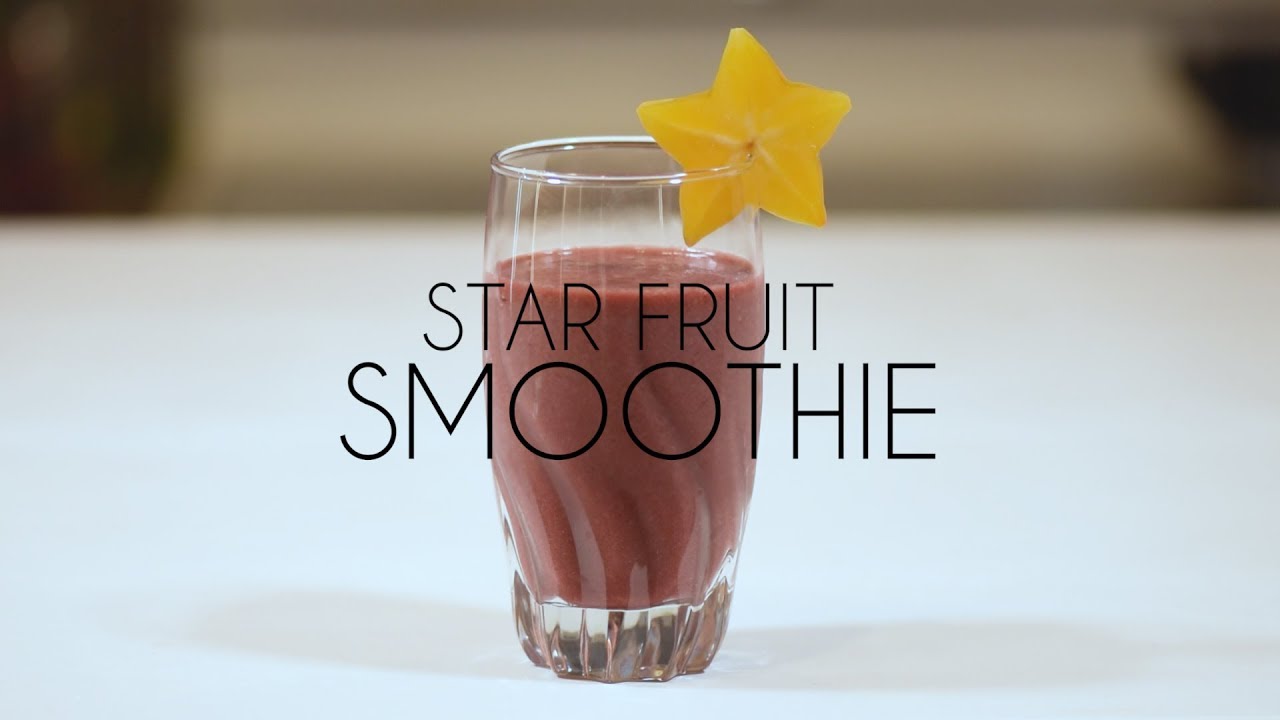 How to make a DELICIOUS smoothie with star fruit aka carambola | Rican ...