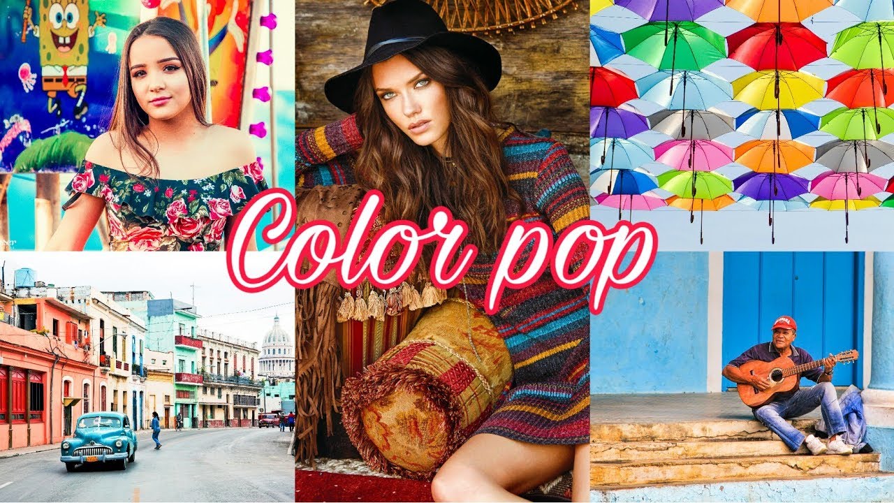 Cara edit foto Color pop di Lightroom mobile | Free preset DNG - YouTube