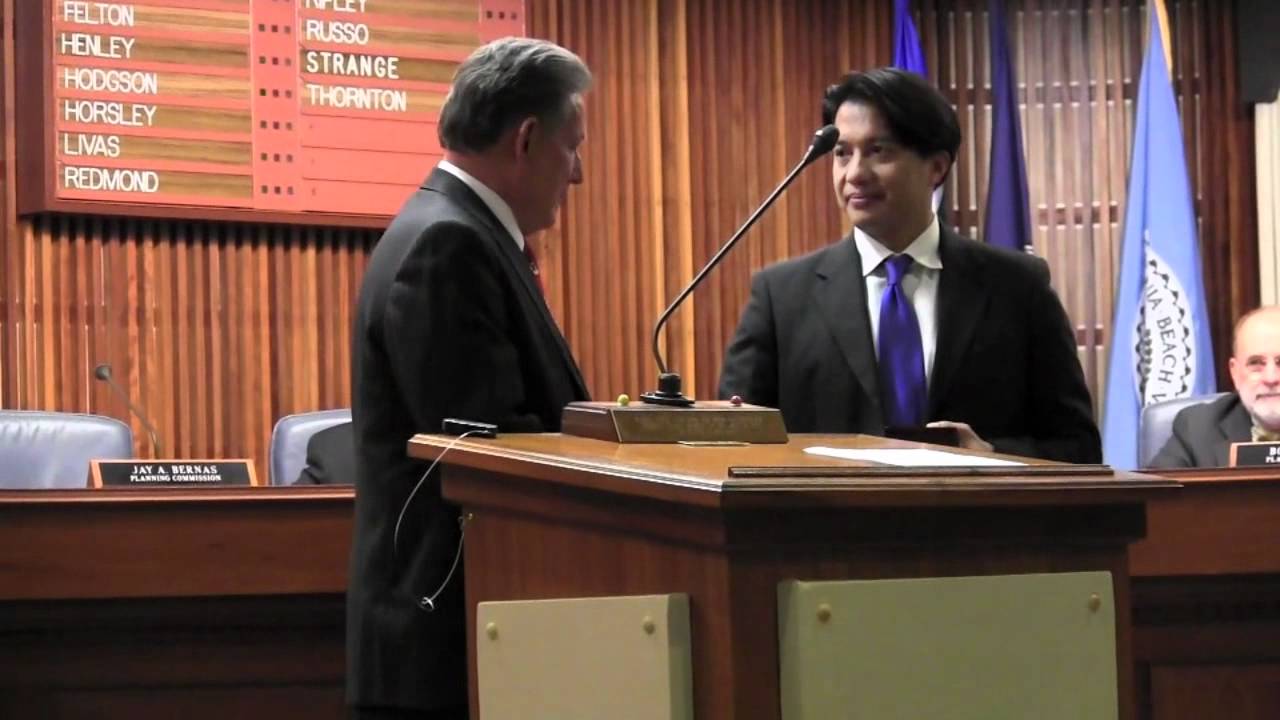 Honoring Joseph Strange Virginia Beach Planning Commission - YouTube