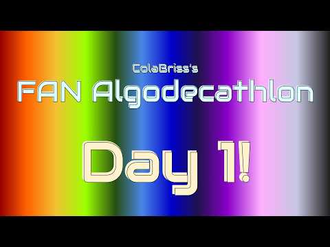Fan Algodecathlon Day 1!