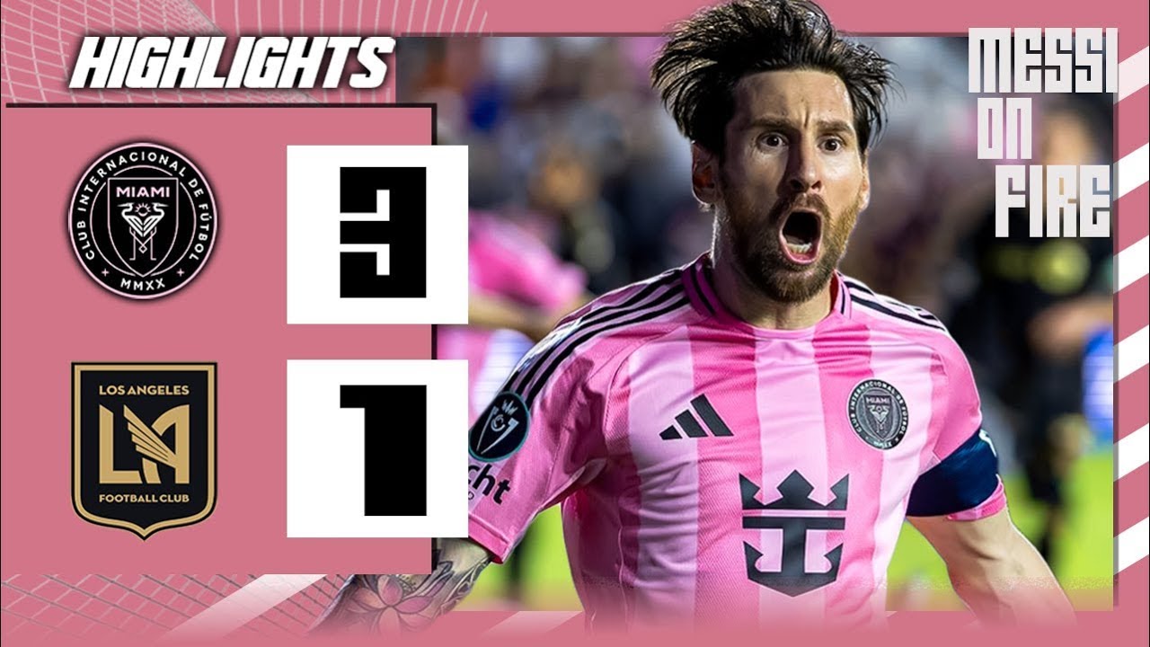 Messi Back Crazy Inter Miami vs Los Angeles 3-1 - All Goals ...