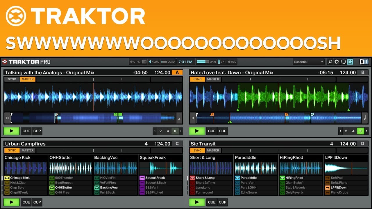 Traktor Pro 2 Tutorial: Flanger Effect - YouTube
