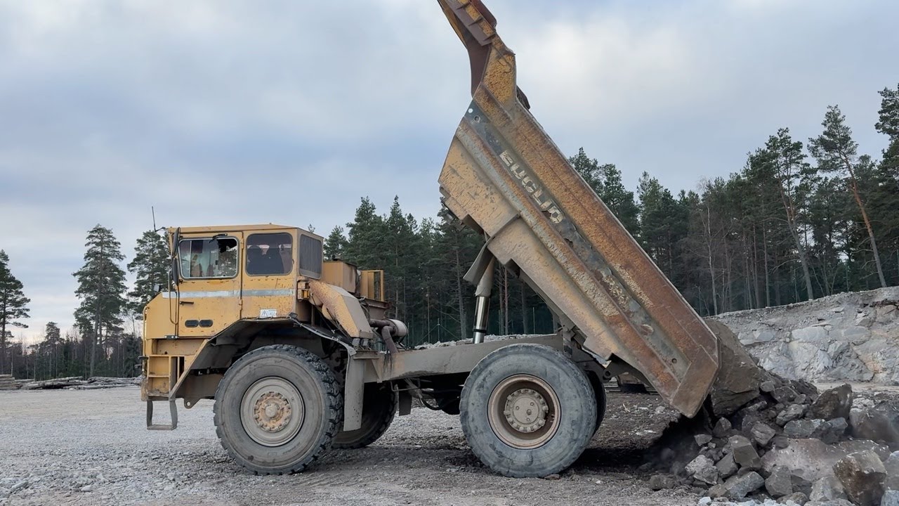 Köp Bergdumper Euclid R36 på Klaravik - YouTube