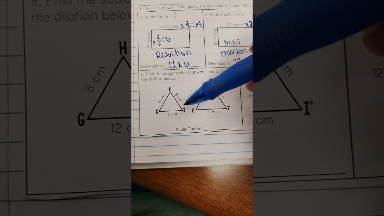 Scale Factor And Dilation Part 2 YouTube Scale Factor And Dilation Part 2 YouTube