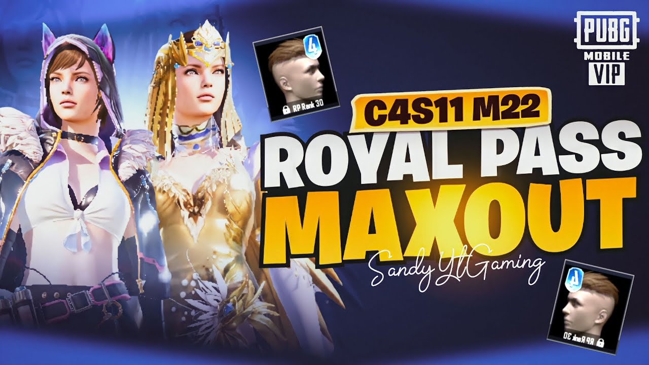 M22 ROYAL PASS MAXOUT | S4 HAIRS IS BACK | 20 RP GIVEAWAY ON 15K ...