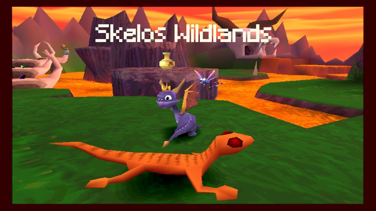 Spyro 2 Skelos Wildlands Texture Hack by RubbberRabbbit2 - YouTube
