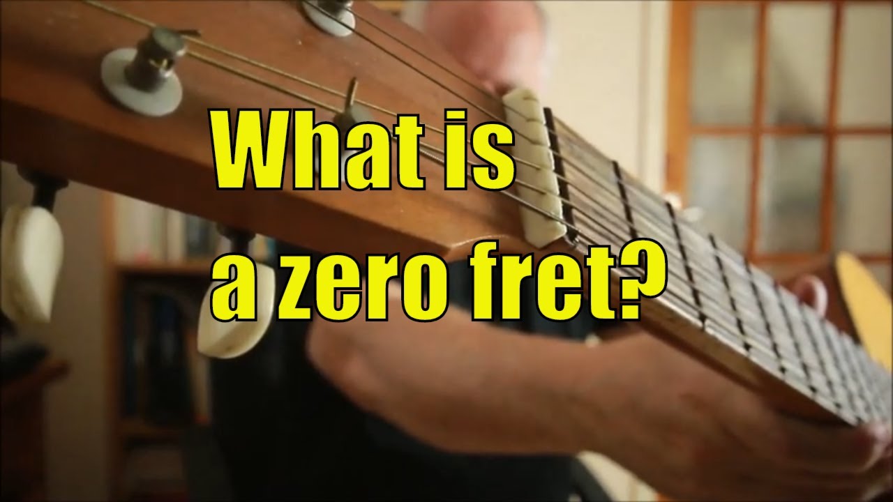 KAY G101 Acoustic Travel Guitar - What is a Zero Fret? - YouTube