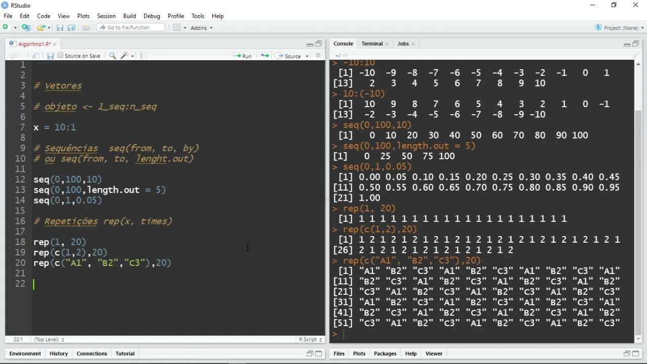 Aula 01 - Introdução ao R (parte 4) - YouTube