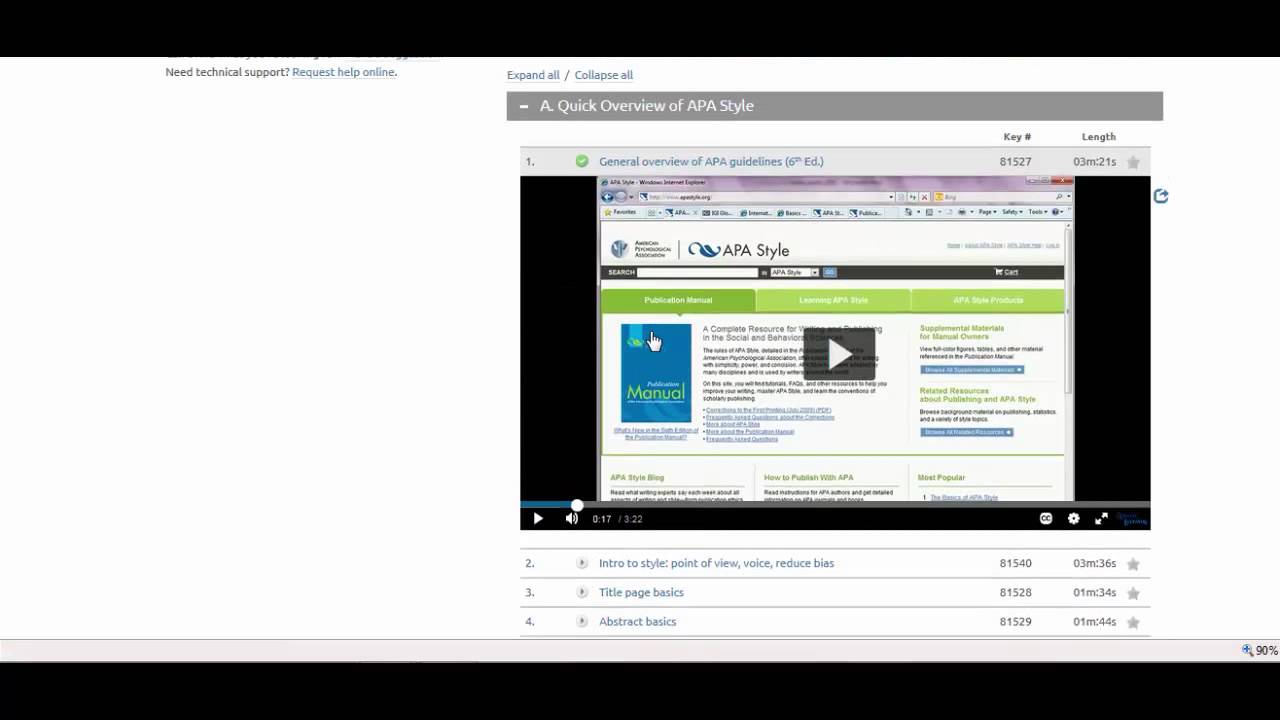 Atomic Learning Citation Tutorials/Assessments - YouTube