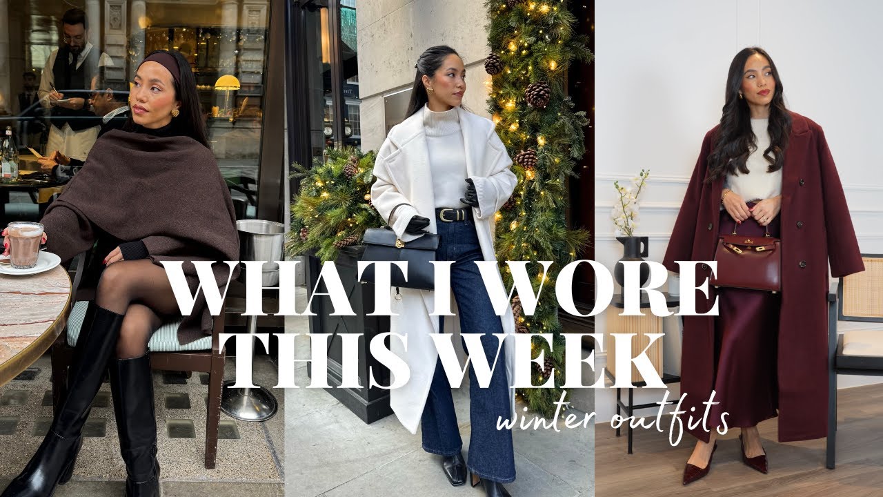 WHAT I WORE THIS WEEK | winter outfits, casual outfits, winter lookbook ...