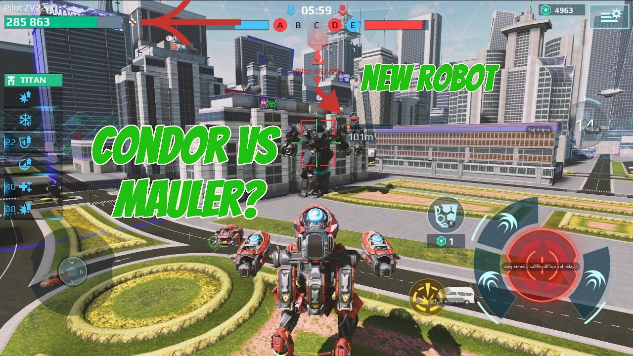 New robot Condor vs Mauler test video - YouTube