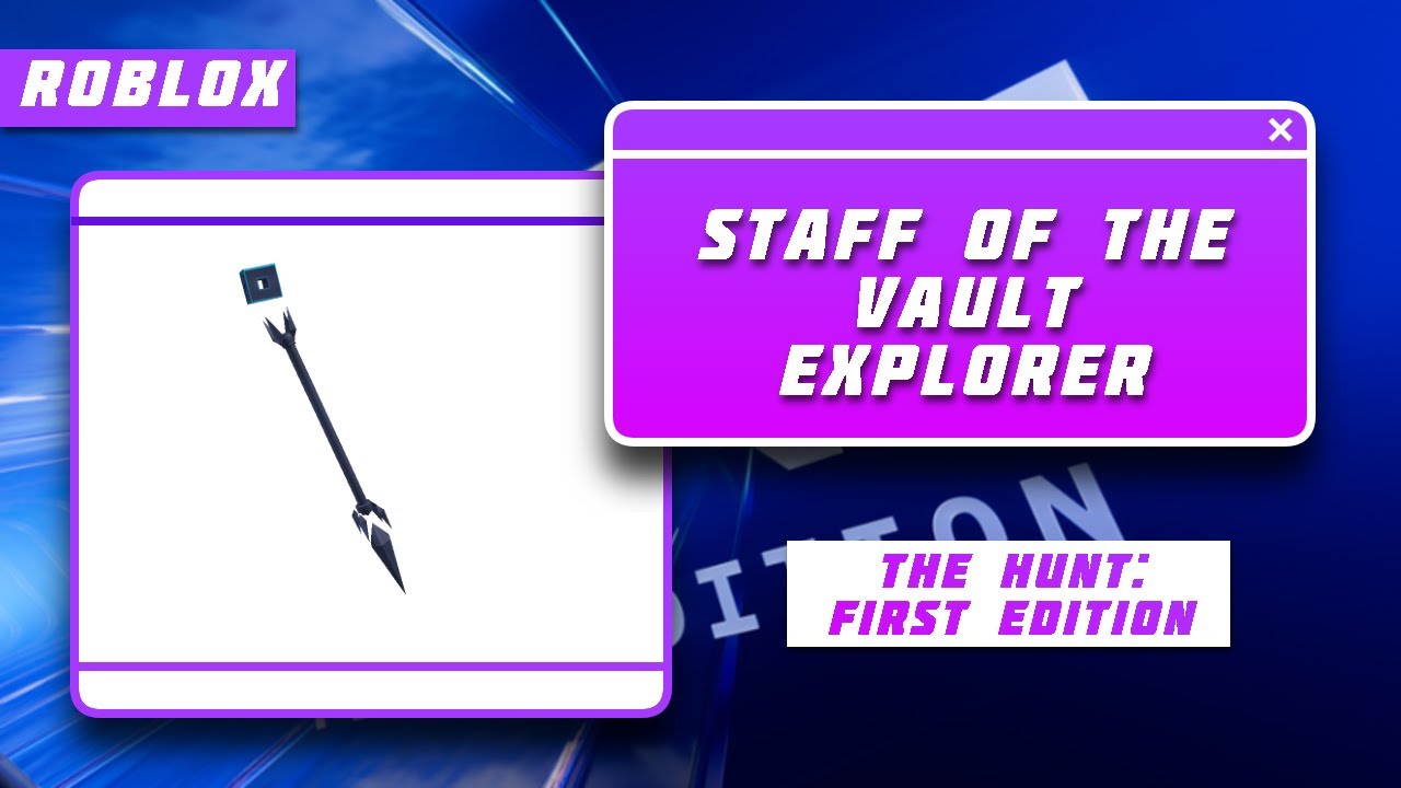 🪄How to get the 'Staff of the Vault Explorer' | The Hunt Awaits | Roblox - YouTube