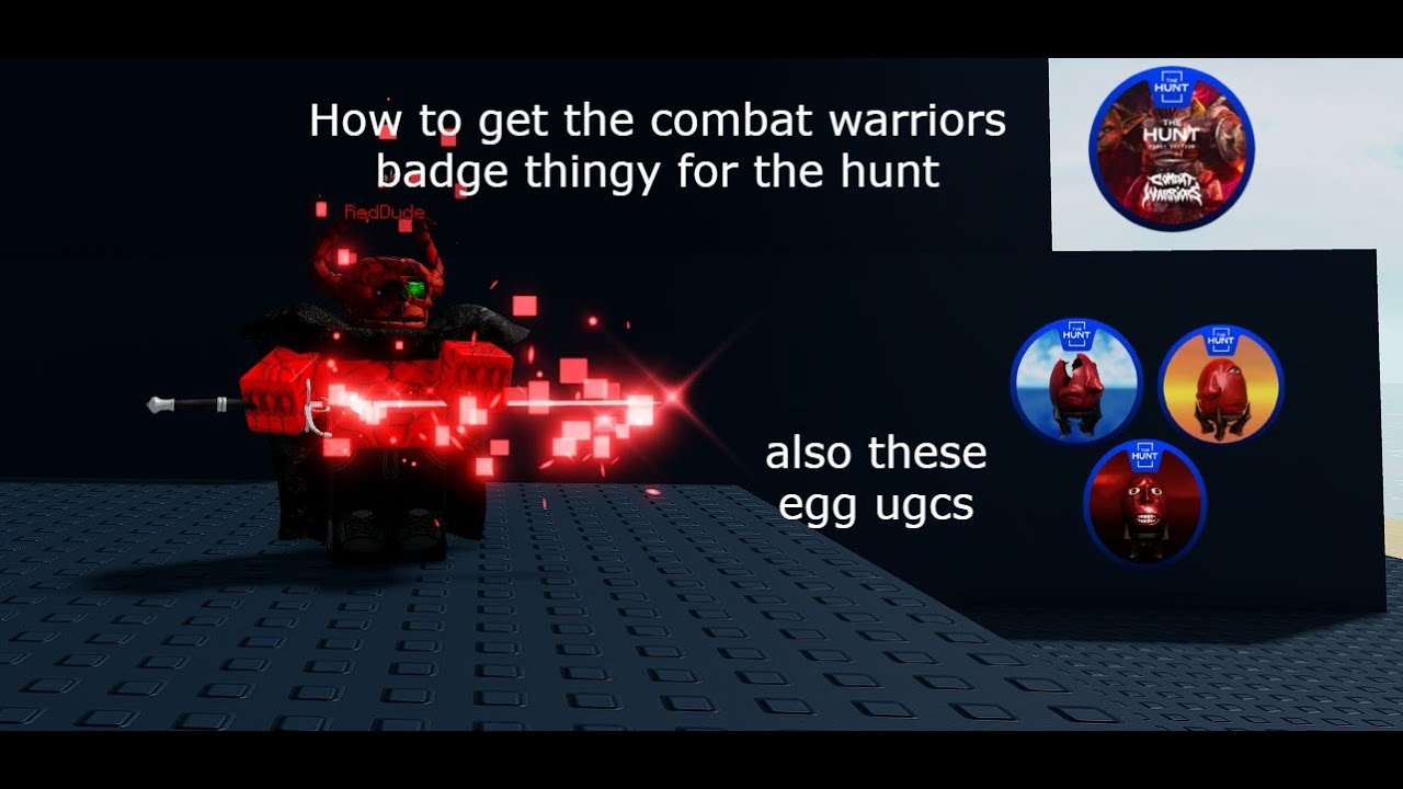 How to do the Combat Warriors Hunt badge - YouTube