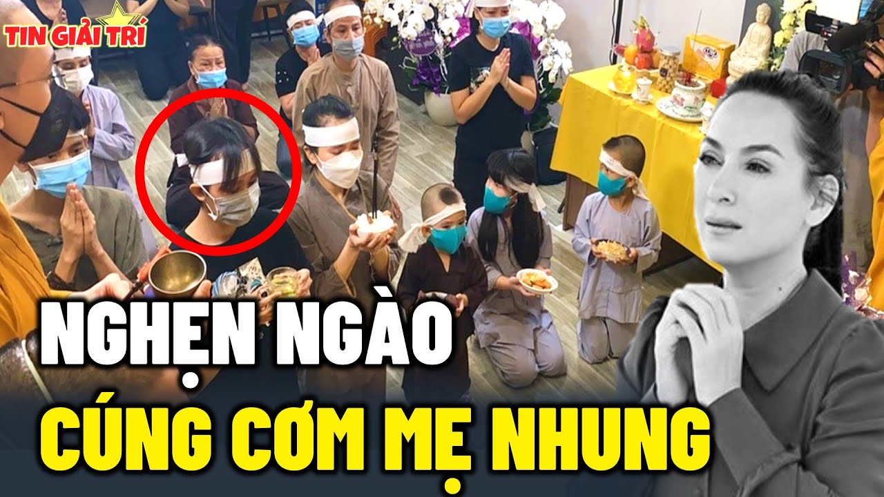 Hồ Văn Cường và các Con Phi Nhung khóc nấc DÂNG CƠM cho Mẹ - YouTube