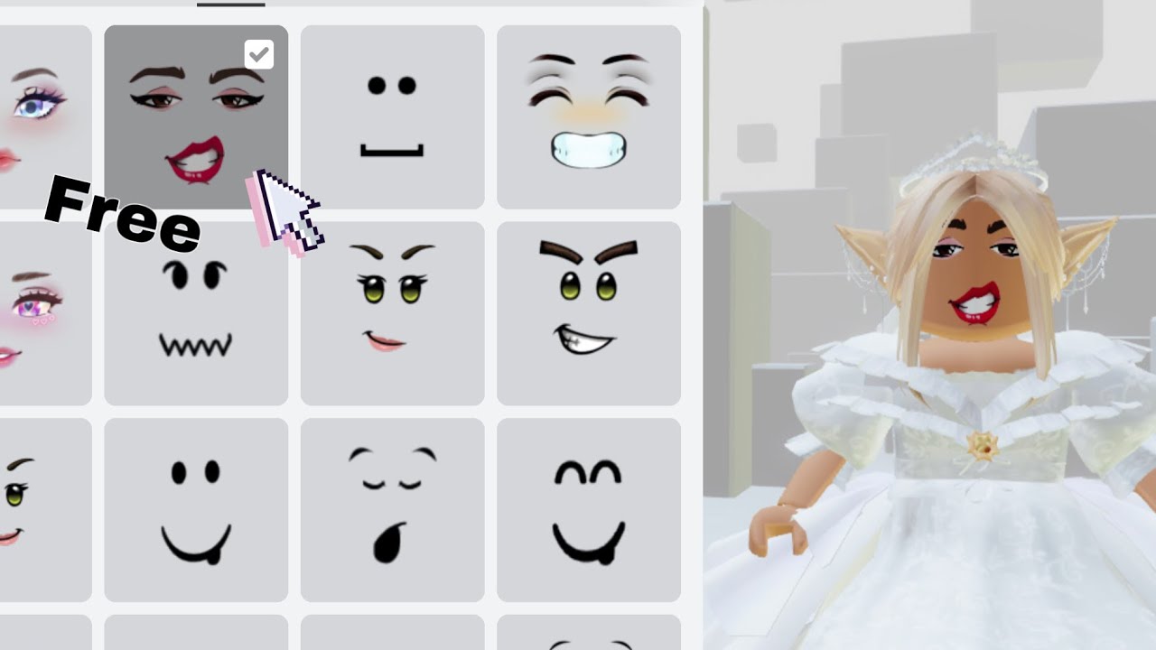 FREE LIMITED ROBLOX FACE?!😳 - YouTube