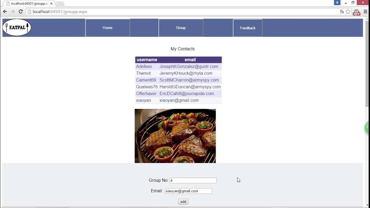 MIS 510 FInal Project EatPal Screencast - YouTube