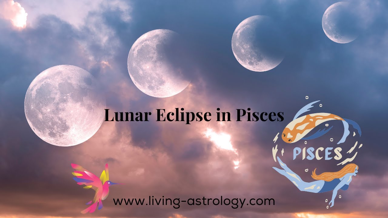 Full Moon Lunar Eclipse in Pisces - YouTube