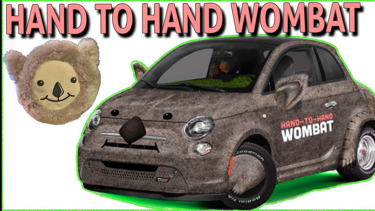 Hand To Hand Wombat Car? !! Covered In Fur! - YouTube