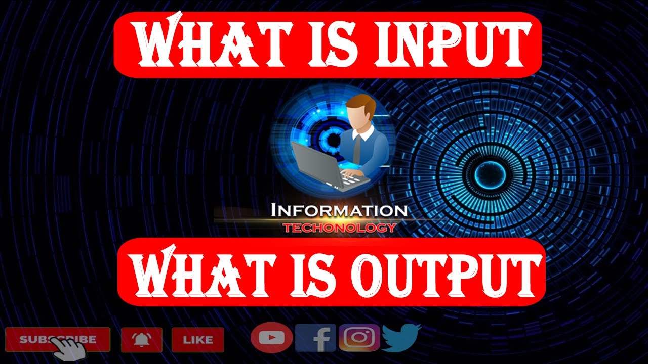 What Is Input And Output Devices URDU HINDI YouTube