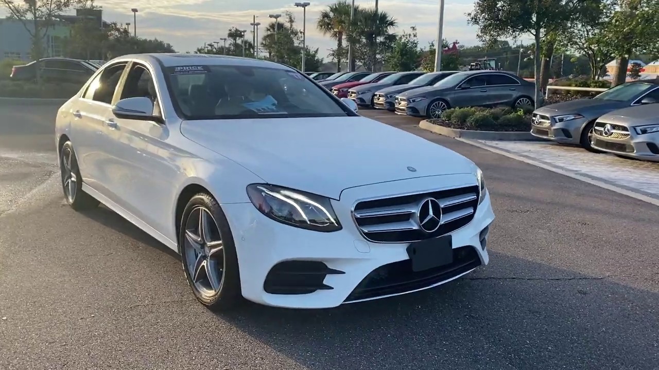 2017 Mercedes-Benz E 300 Sport White - YouTube