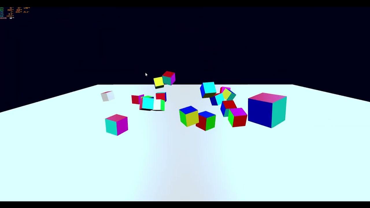 Rigid body simulation - 3D OBB collisions GPU Slang - YouTube