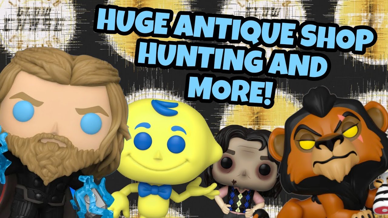 Funko Pop Hunting at a Huge Antique Shop & More! - YouTube