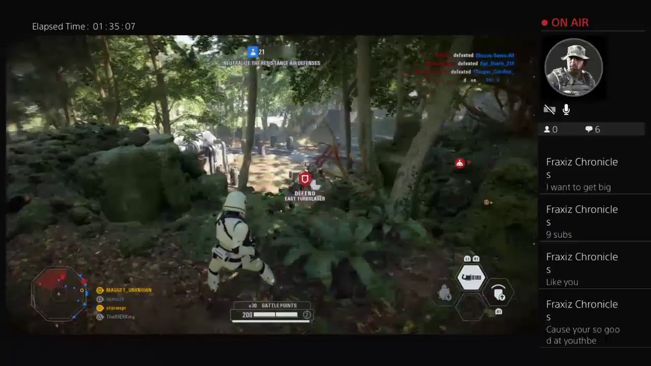LIVE PS4 STAR WARS BATTLEFRONT 2 PART 3A - YouTube